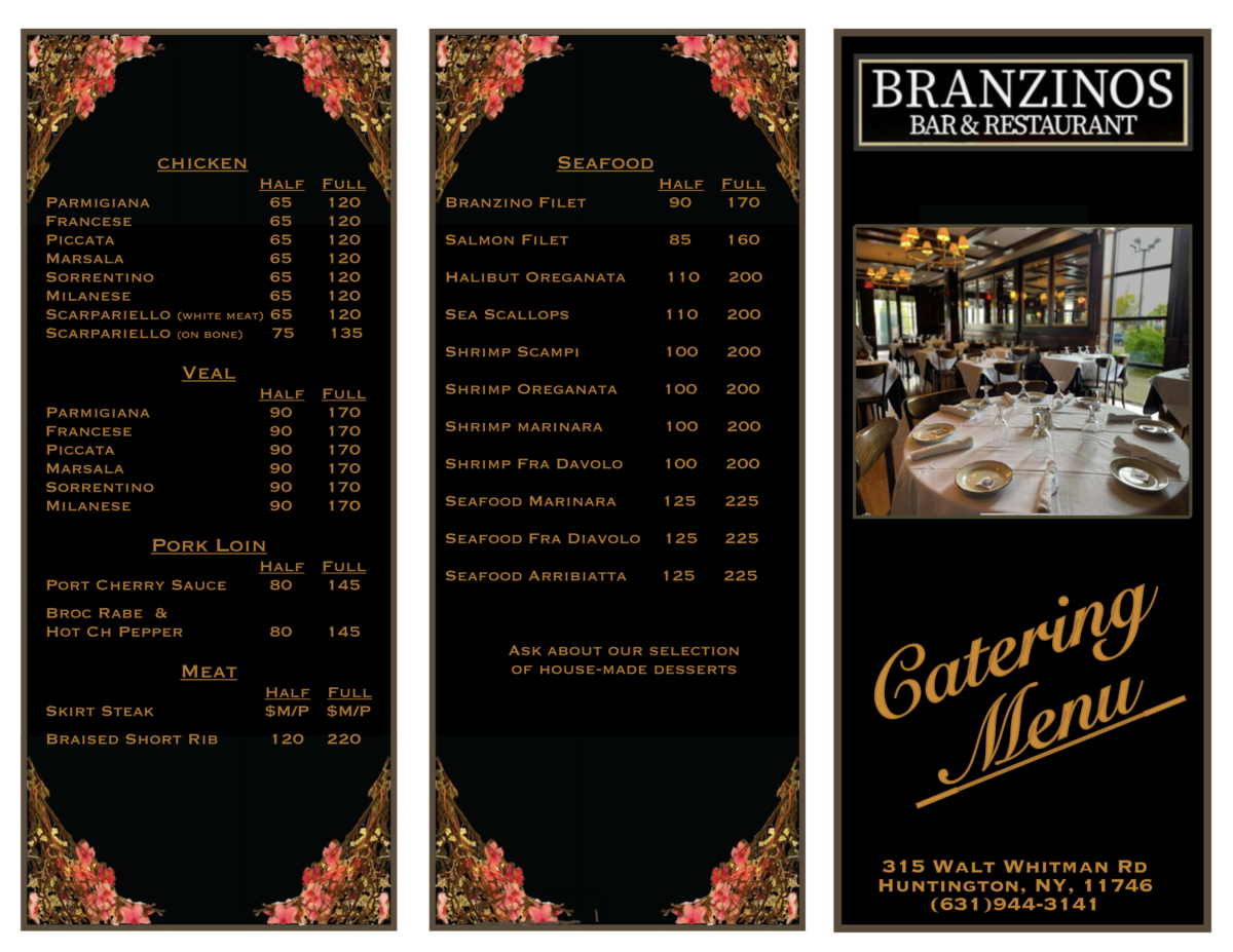 Catering / Trays To Go – Branzinos